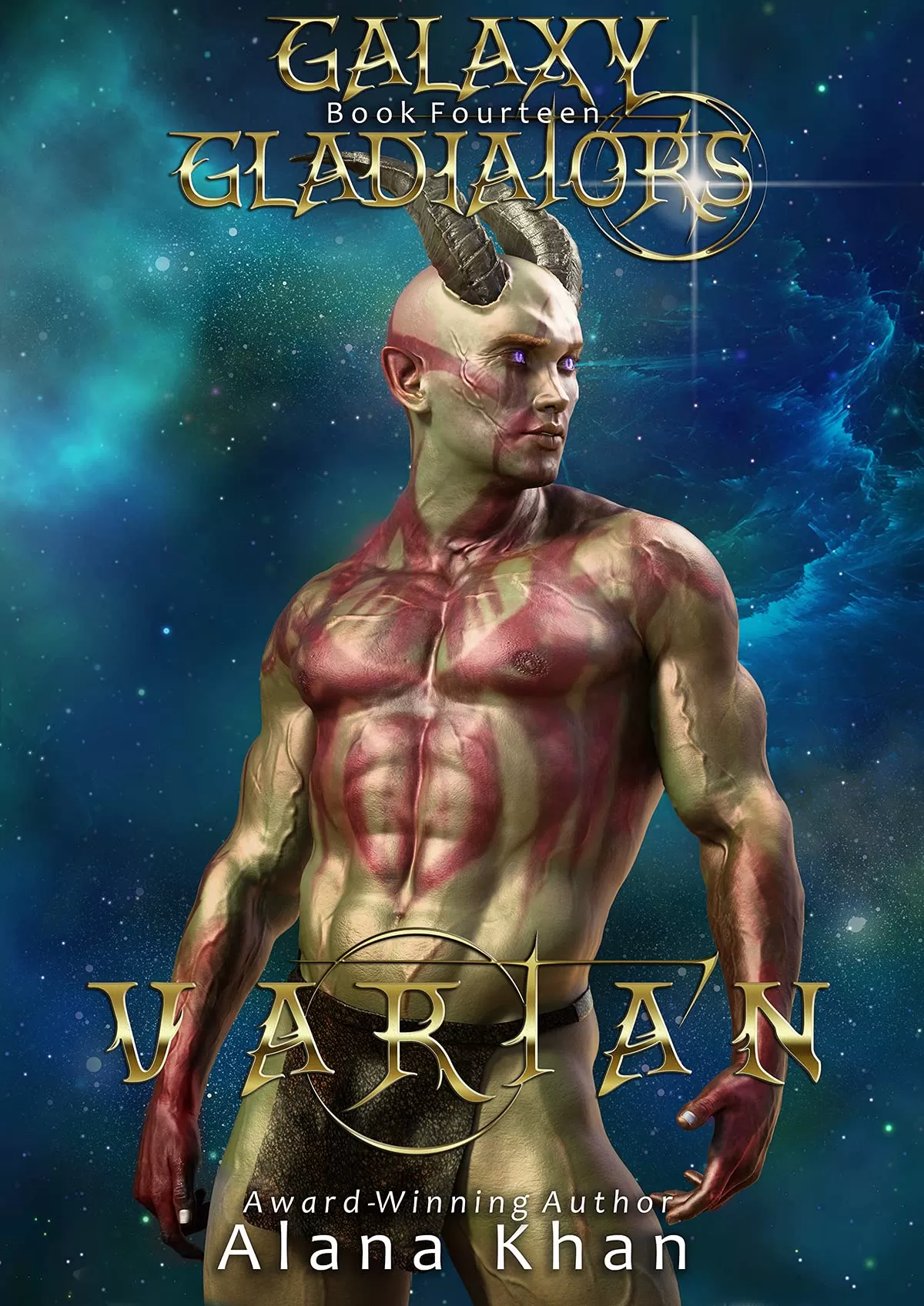 Vartan (Galaxy Gladiators Alien Abduction Romance Series #14) by Alana Khan