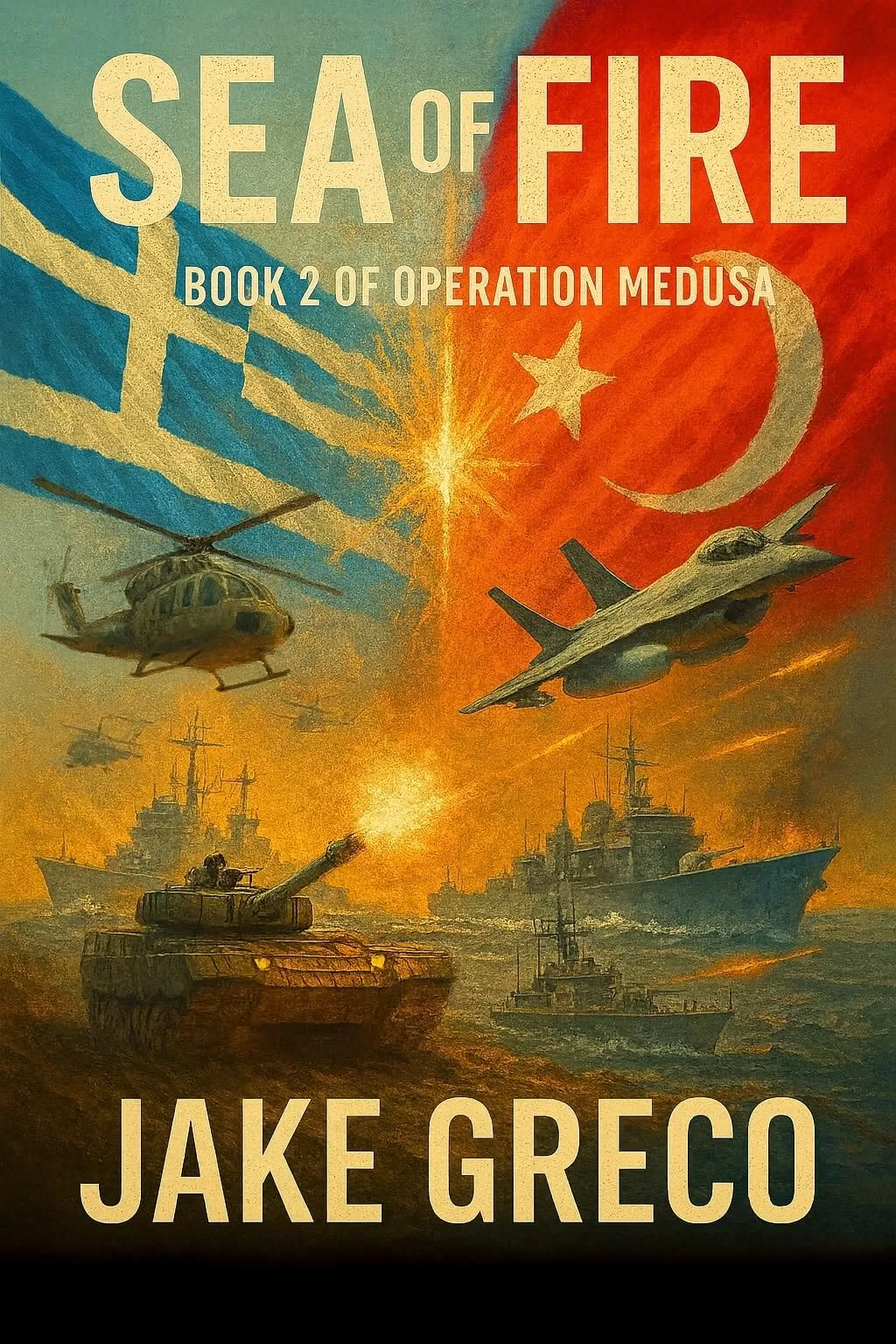 Sea of Fire (Operation Medusa #2) by Jake Greco